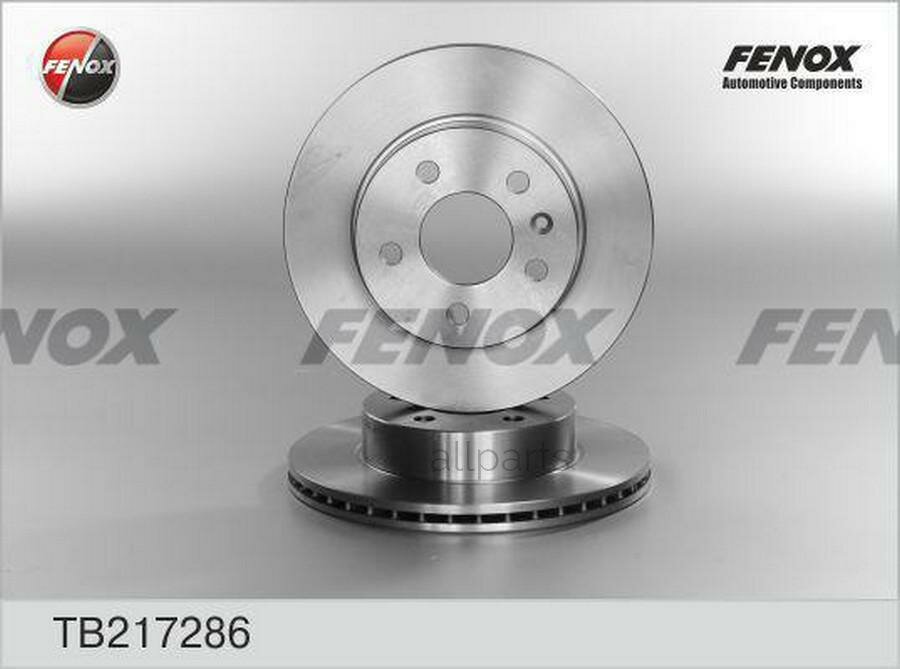 FENOX TB217286 Диск тормозной MERCEDES VITO W638 108-114 2.0-2.3 передний D 276мм.