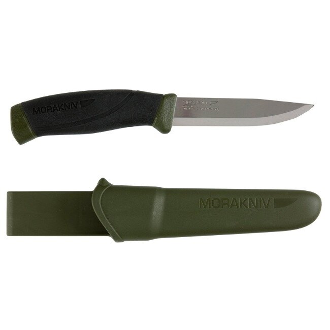 Нож Morakniv Companion, Нержавеющая Сталь, Олива