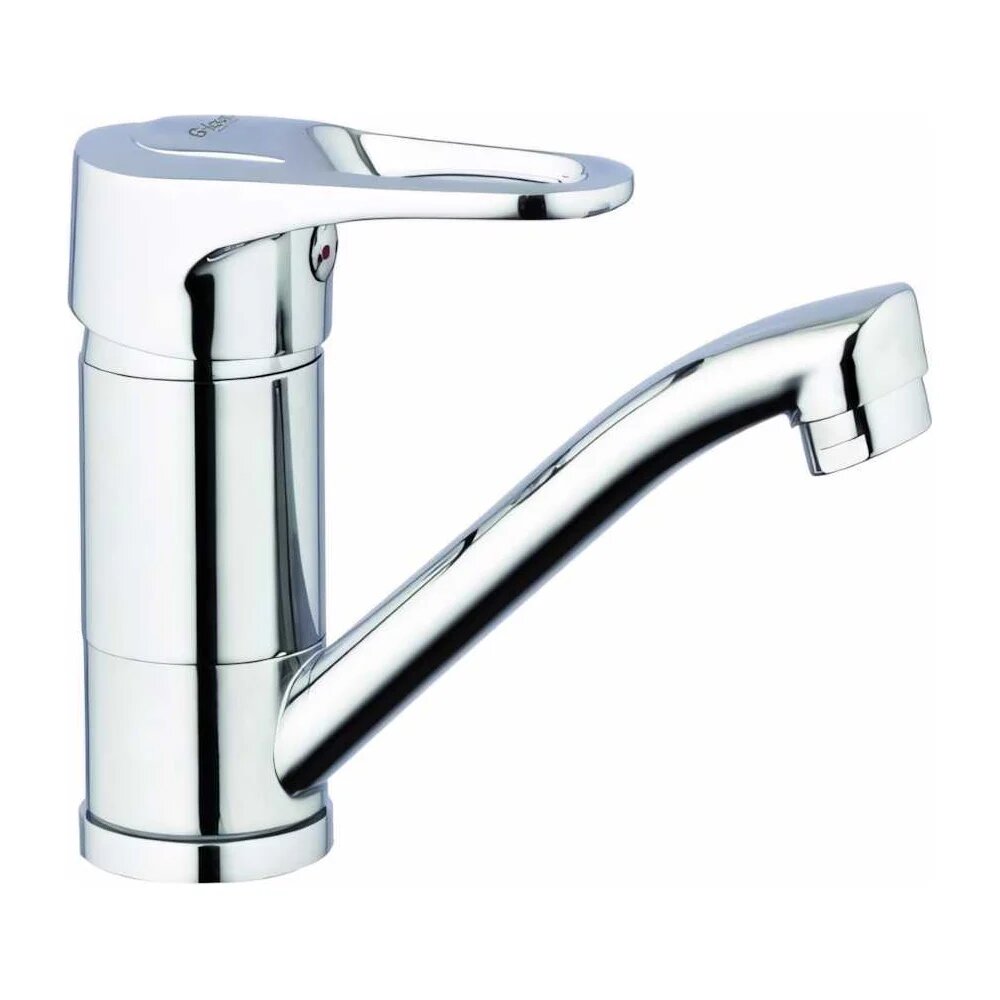 Смеситель для кухни G-lauf с плоским поворотным изливом, хром 4P4-B043