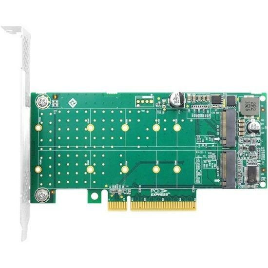 Адаптер для SSD LR-Link PCIe x8 to 2-Port M.2 NVMe Adapter