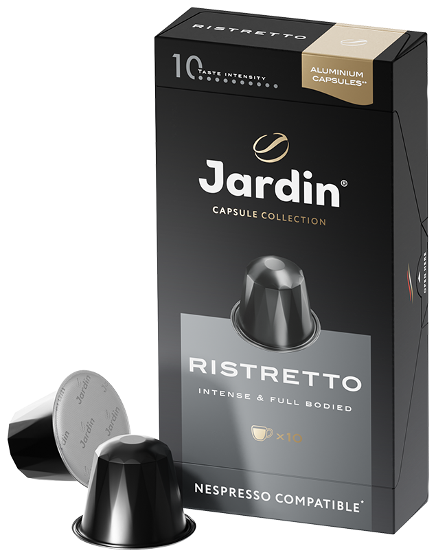 Кофе в алюминиевых капсулах Jardin Ristretto, 10 шт