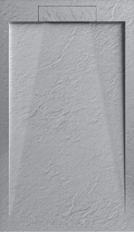 Душевой поддон Esbano Luxe ESPLX128G 120x80 см, из литьевого мрамора, прямоугольный, серый матовый