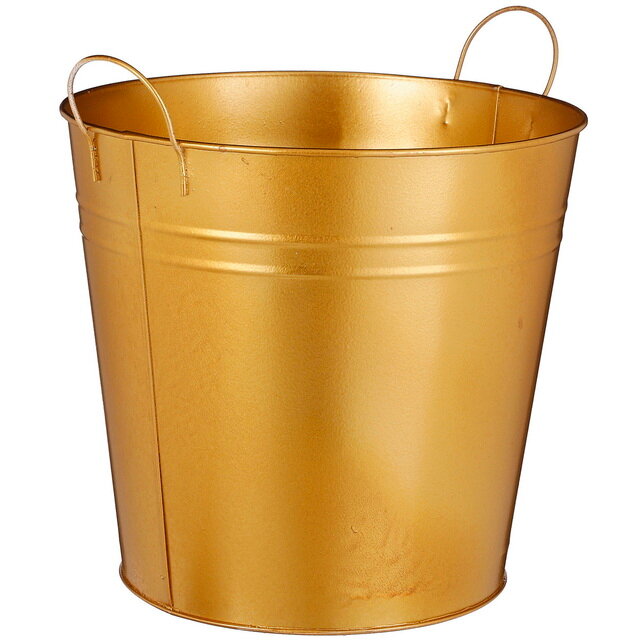 Металлическое кашпо Джои 27 см золотое, Edelman, 1117479-1