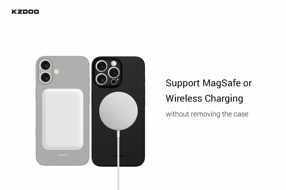 Чехол Air Skin для iPhone 16 Plus, титановый-серый