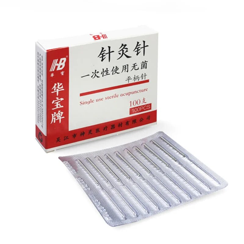 Одноразовые иглы для акупунктуры Blessfun из нержавеющей стали 0.40x13mm