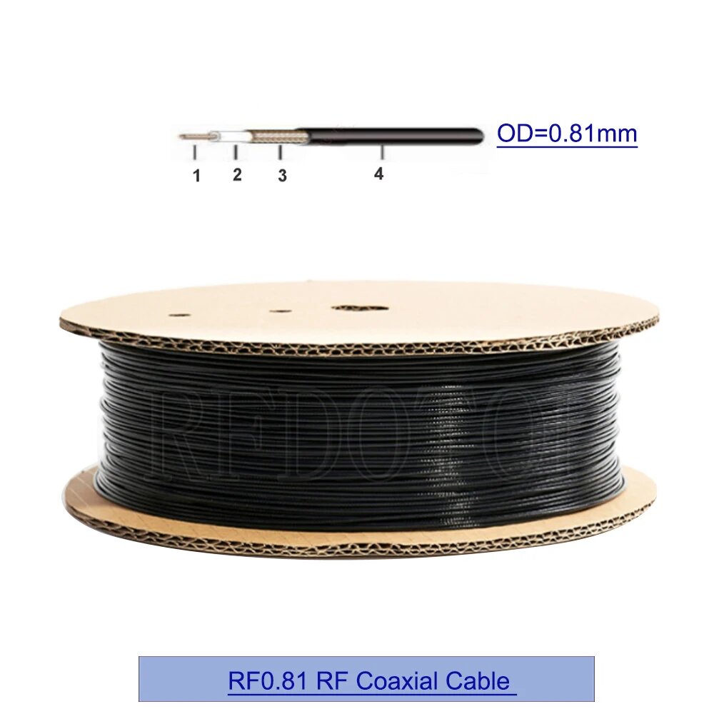 1 м-500 м RF0.81/1.13/1.37 RF коаксиальный кабель косичка RF коаксиальный удлинитель мини-провод для разъема IPX-1/IPX-3/IPX-4 MHF4