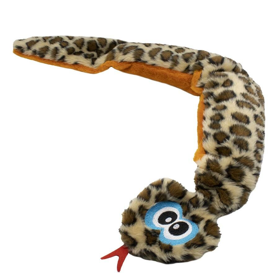 Игрушка GoSi для собак тигровая гадюка зена 1м