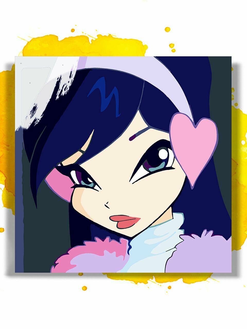 Картина по номерам на холсте WinX - Муза, 50 х 50 см