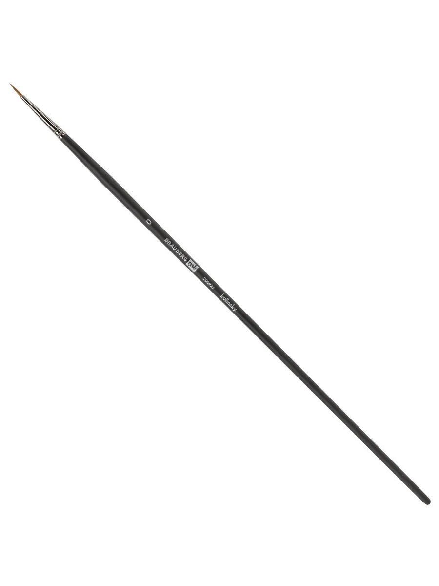 Кисть художественная, колонок, круглая, № 0,