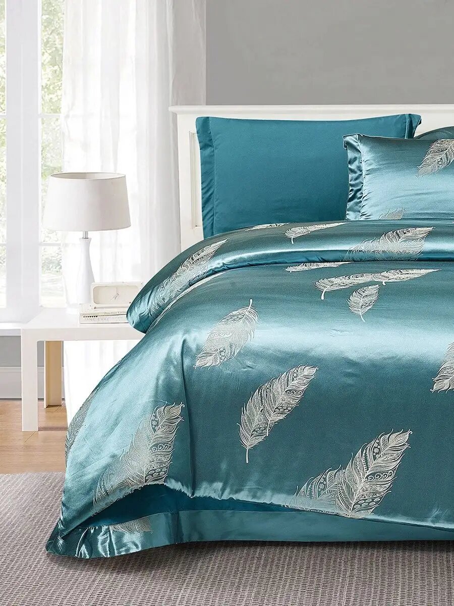 Постельное белье евро жаккард La collection du Louvre