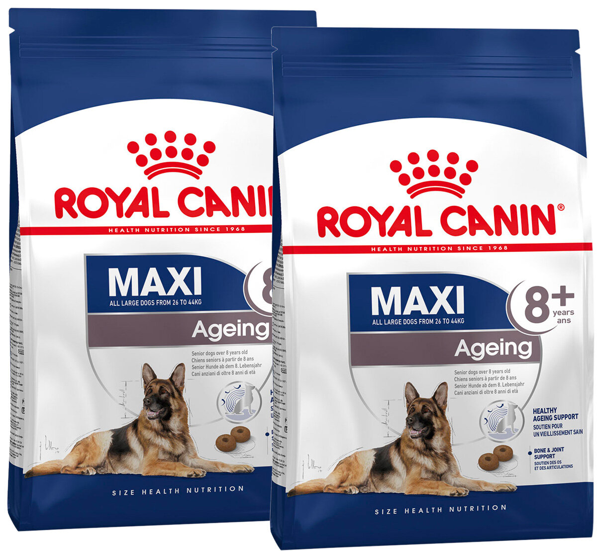 Корм сухой Royal Canin Maxi Ageing 8+ для пожилых собак крупных пород, старше 8 лет, 3 кг х 2 шт