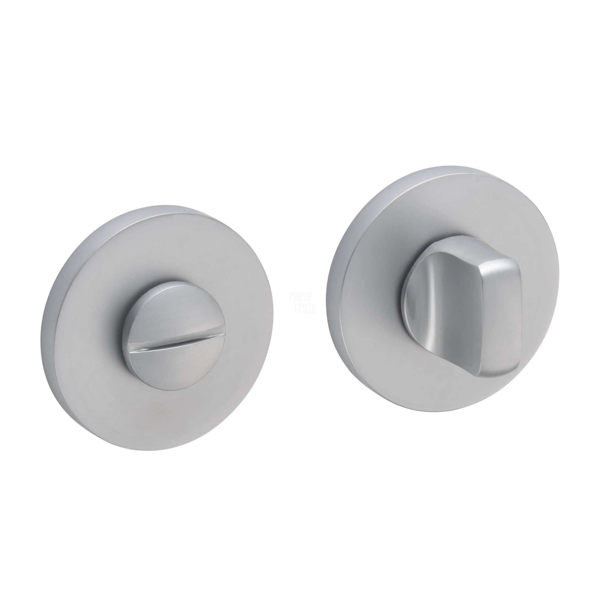 Завертка сантехническая RUCETTI RAP WC SLIM-R супер матовый хром