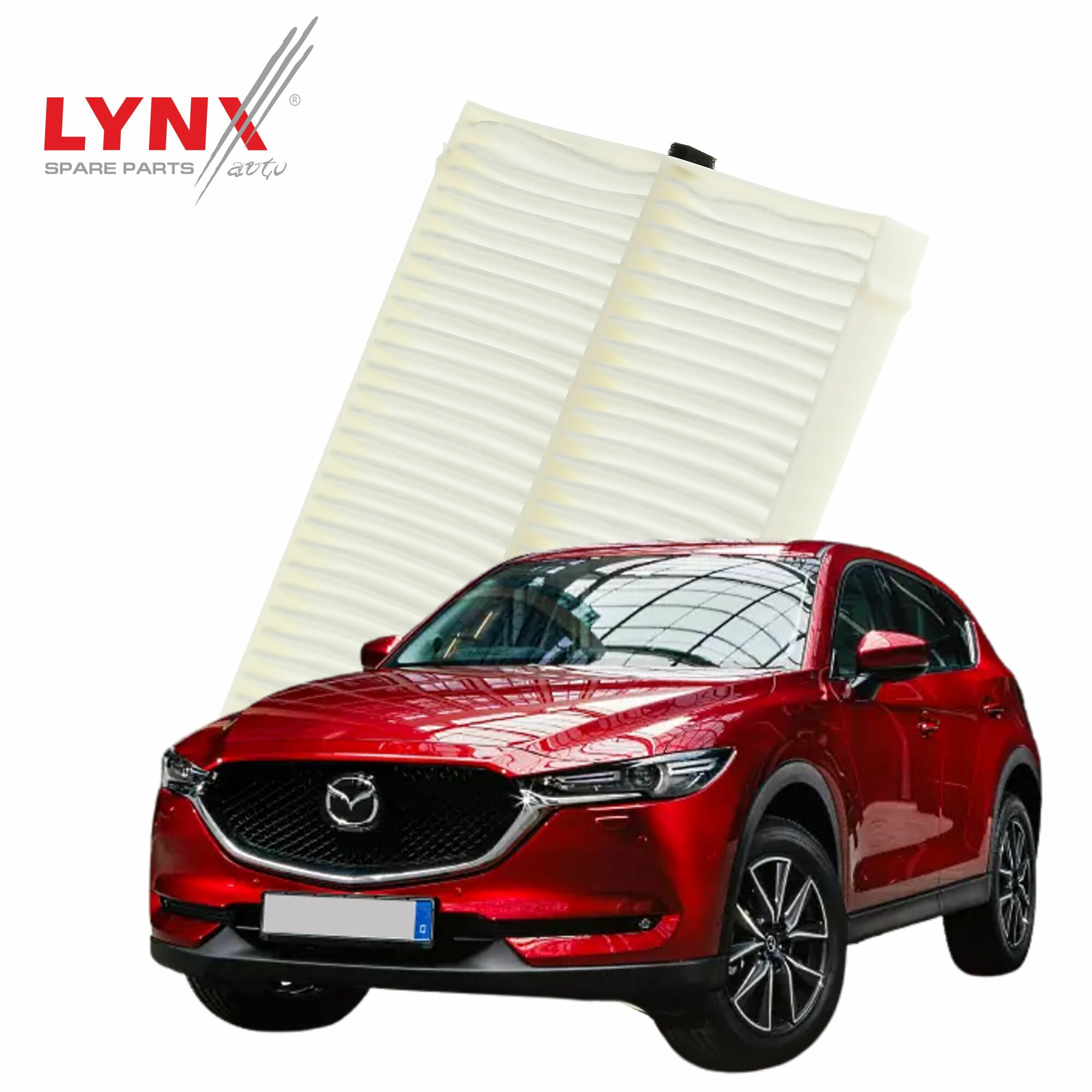 Фильтр салонный Mazda CX-5 (2) KF / Мазда СХ-5 2016 2017 2018 2019 2020 2021 2022 / 1шт LYNXauto