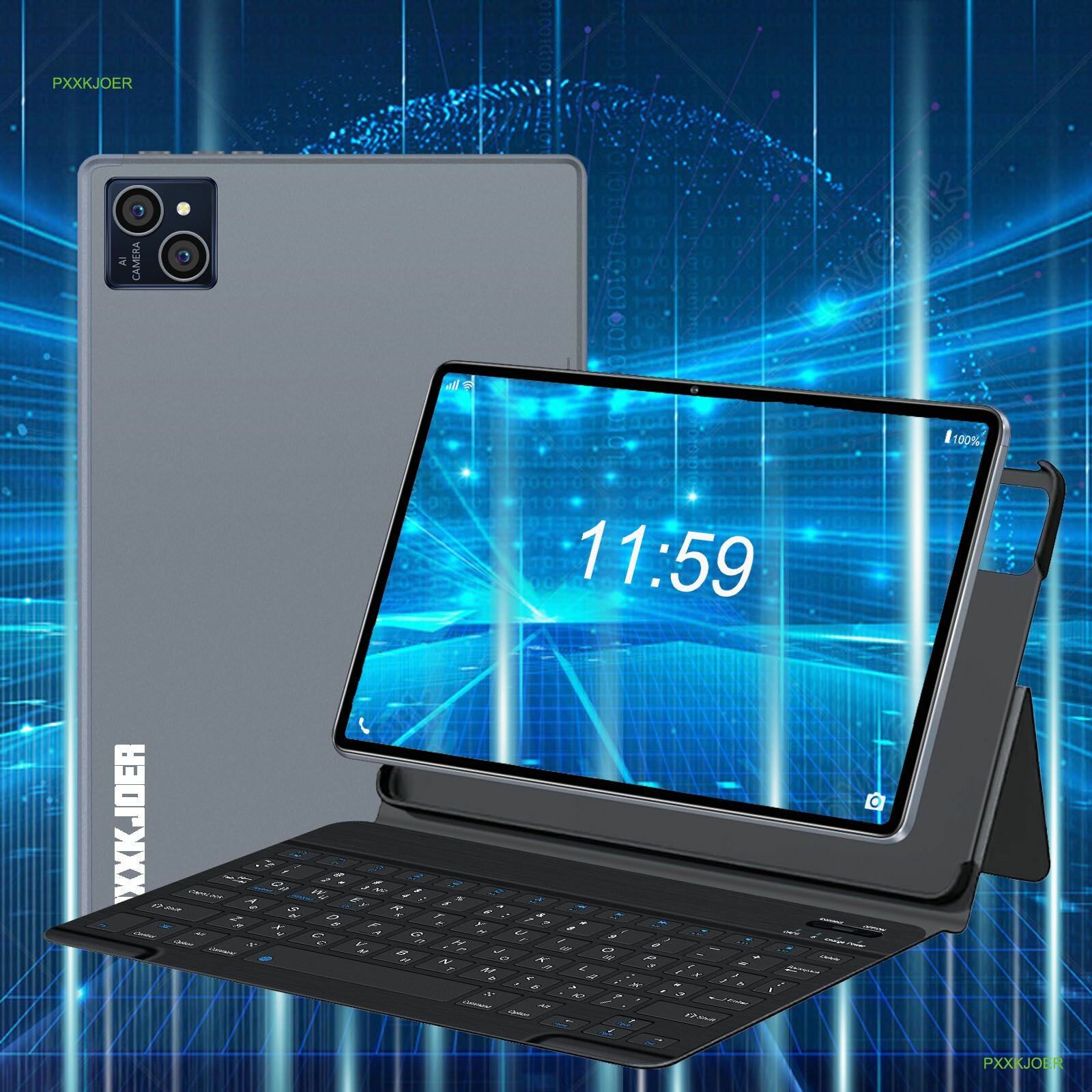 Планшет PXXKJOER P61 Android-планшет с клавиатурой планшет детский