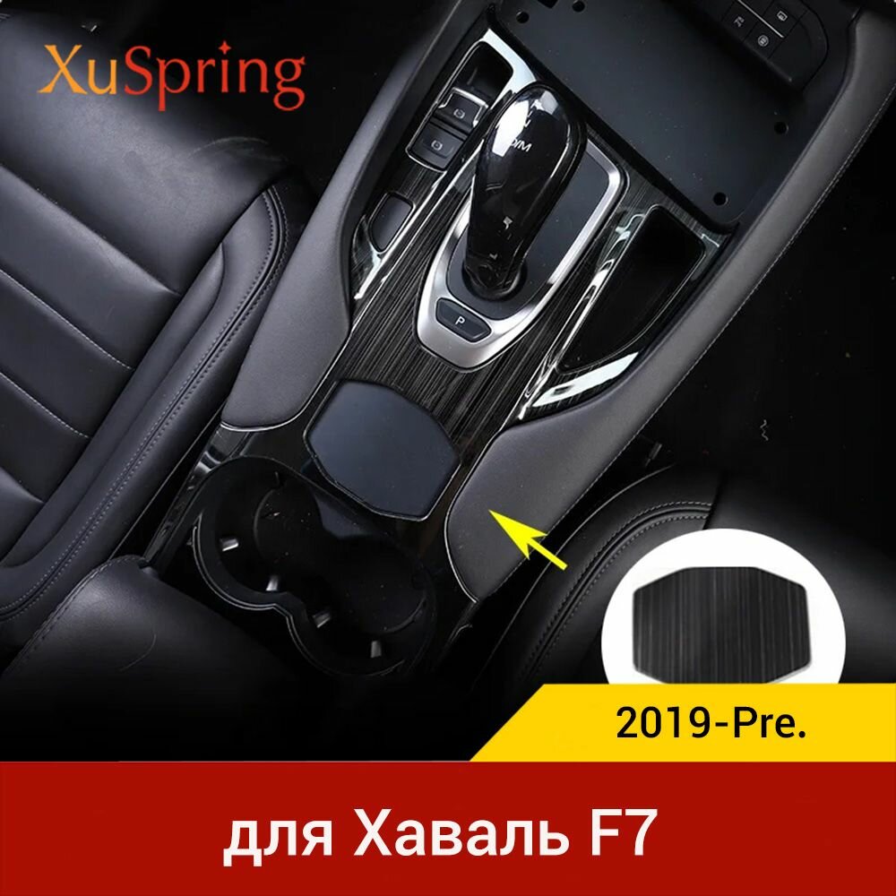 Межконтролируемое отсечение рамки чёрный титан для HAVAL F7 2019-2023 к-т 3 шт