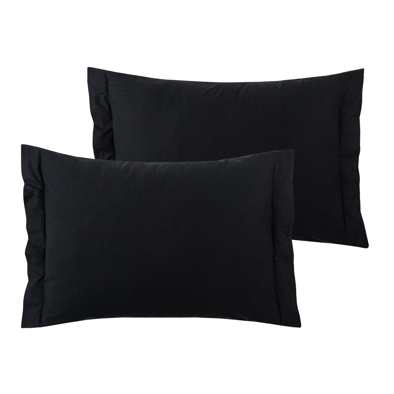 Наволочки с ушками «Черный» из Поплина 70х50 арт. 970