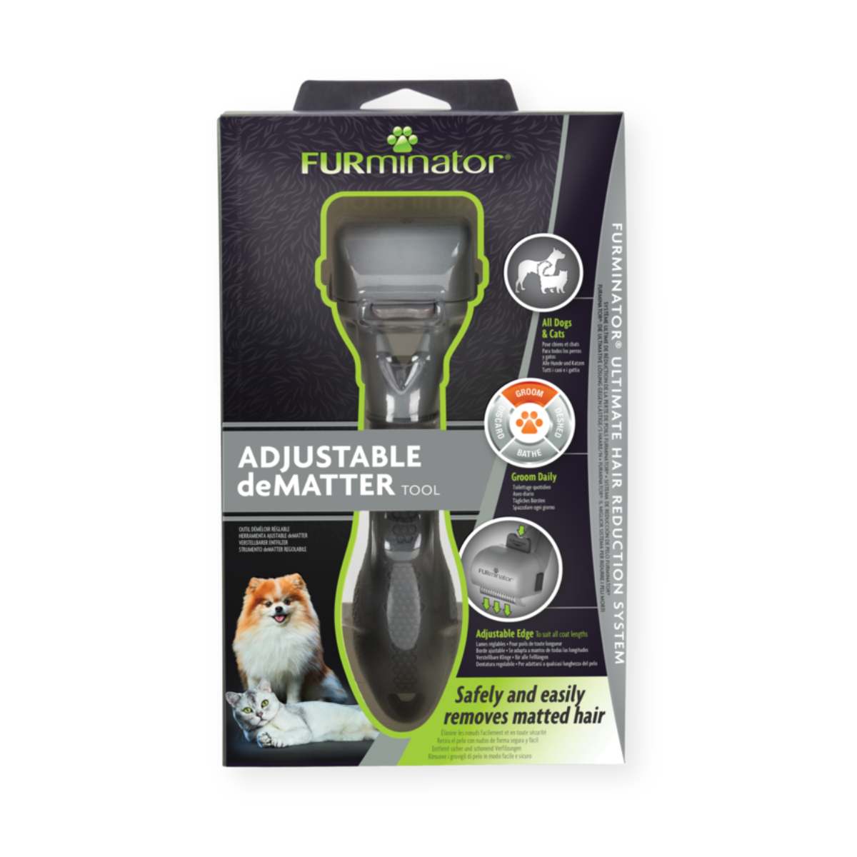 Колтунорез FURminator регулируемый