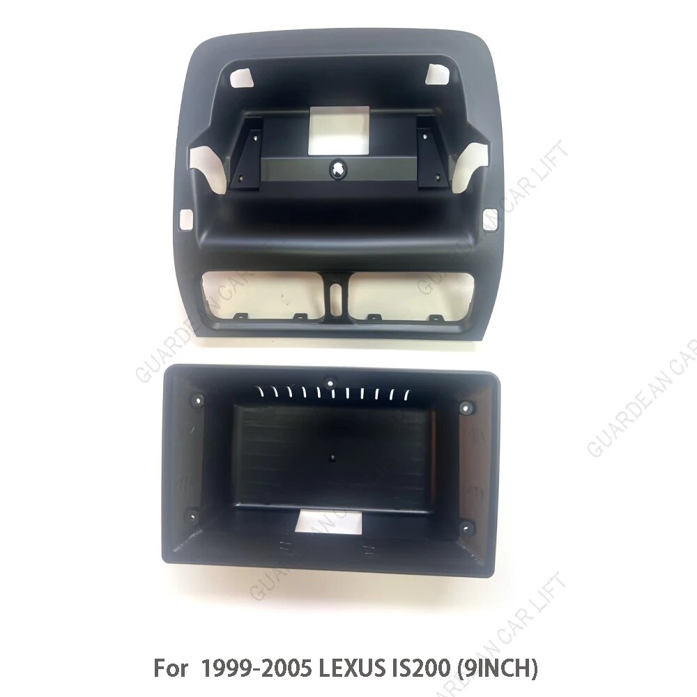 9-дюймовая 2-диночная рамка для автомобильного радиоприемника для LEXUS IS200 TOYOTA Altezza 1999-2005 Android Radio, комплект панели управления приборной панелью