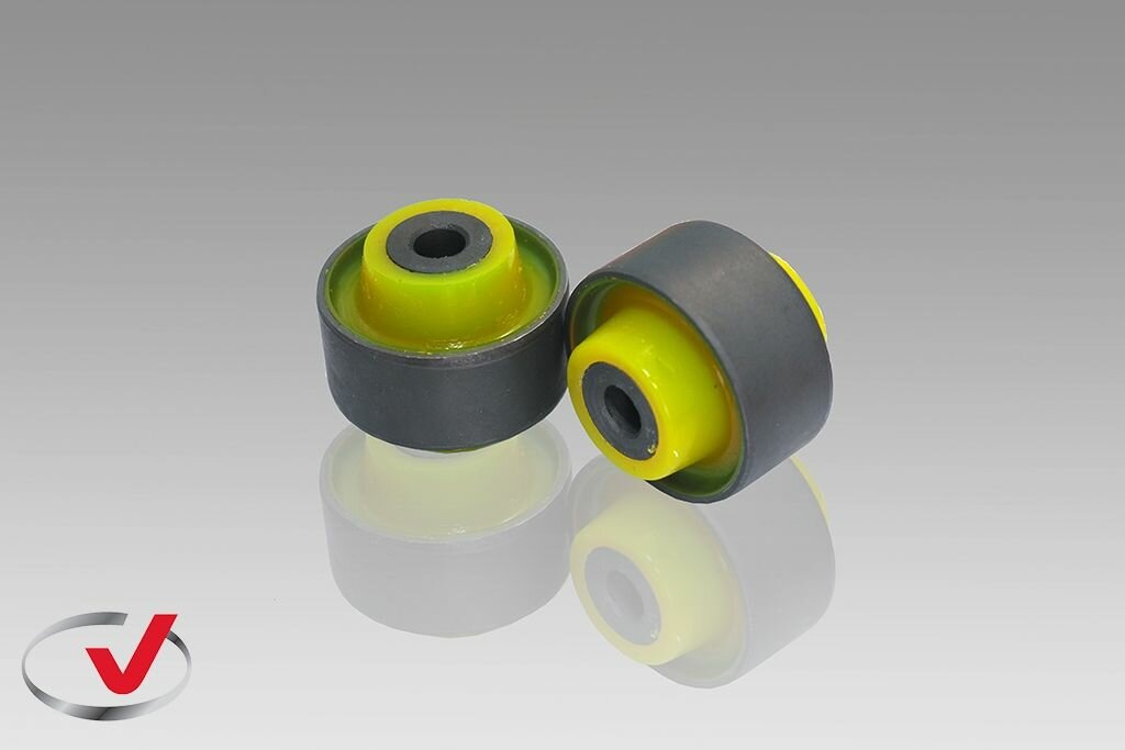 Комплект (2шт) усиленных полиуретановых сайлентблоков (задних) переднего рычага, VTULKA 1706133