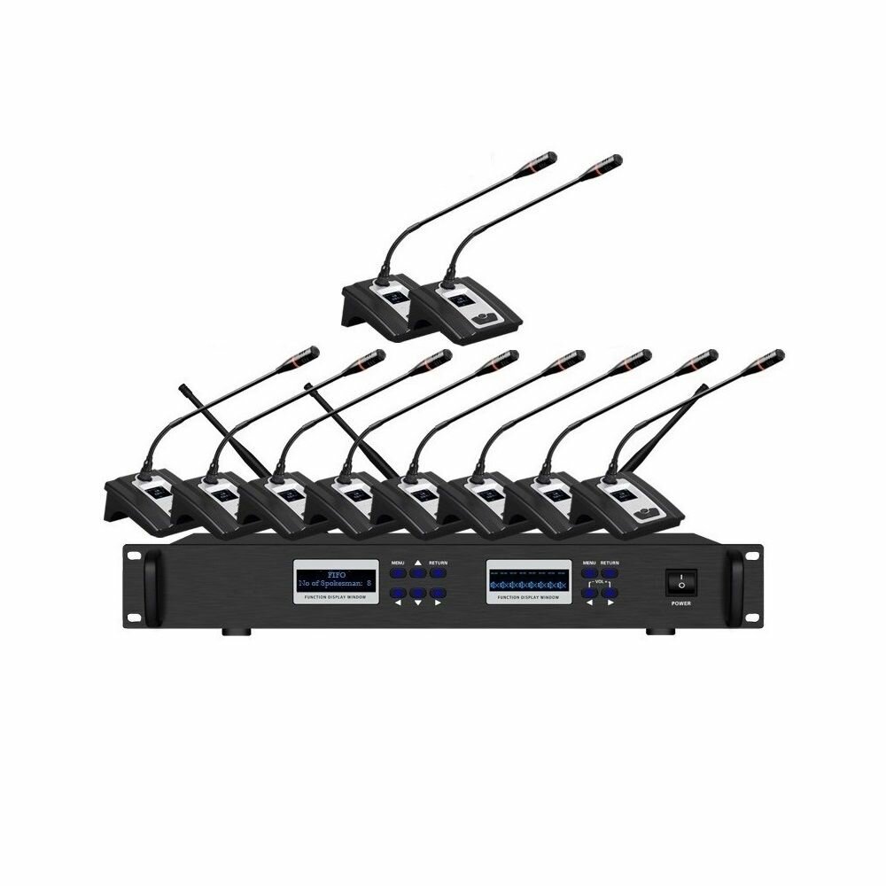Цифровая конференц-система DDS 6800 (1 Председатель микрофон 9 представитель микрофон)