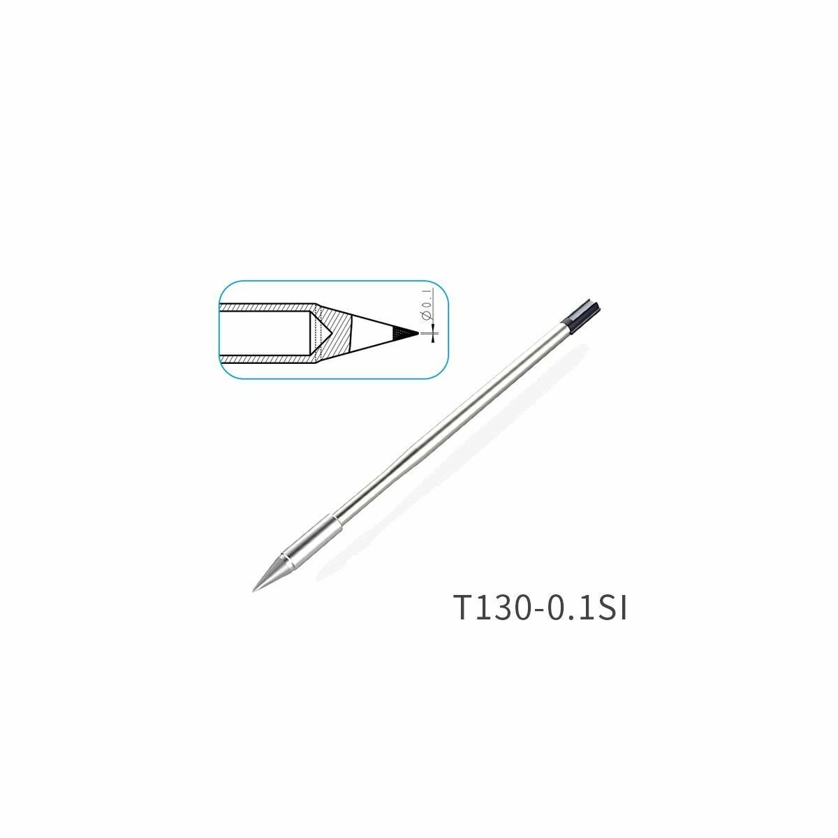 Жало паяльное ATTEN T130-0.1SI GT-Y130, встроенное нагревание, сталь