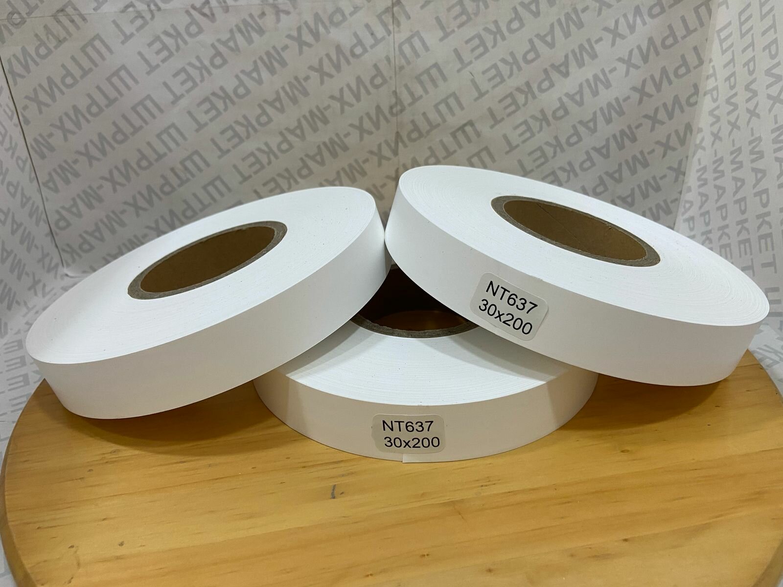 Лента нейлон 30х200 (ленты тканевые ПЭ для ТТ-печати) 3 рулона в комплекте