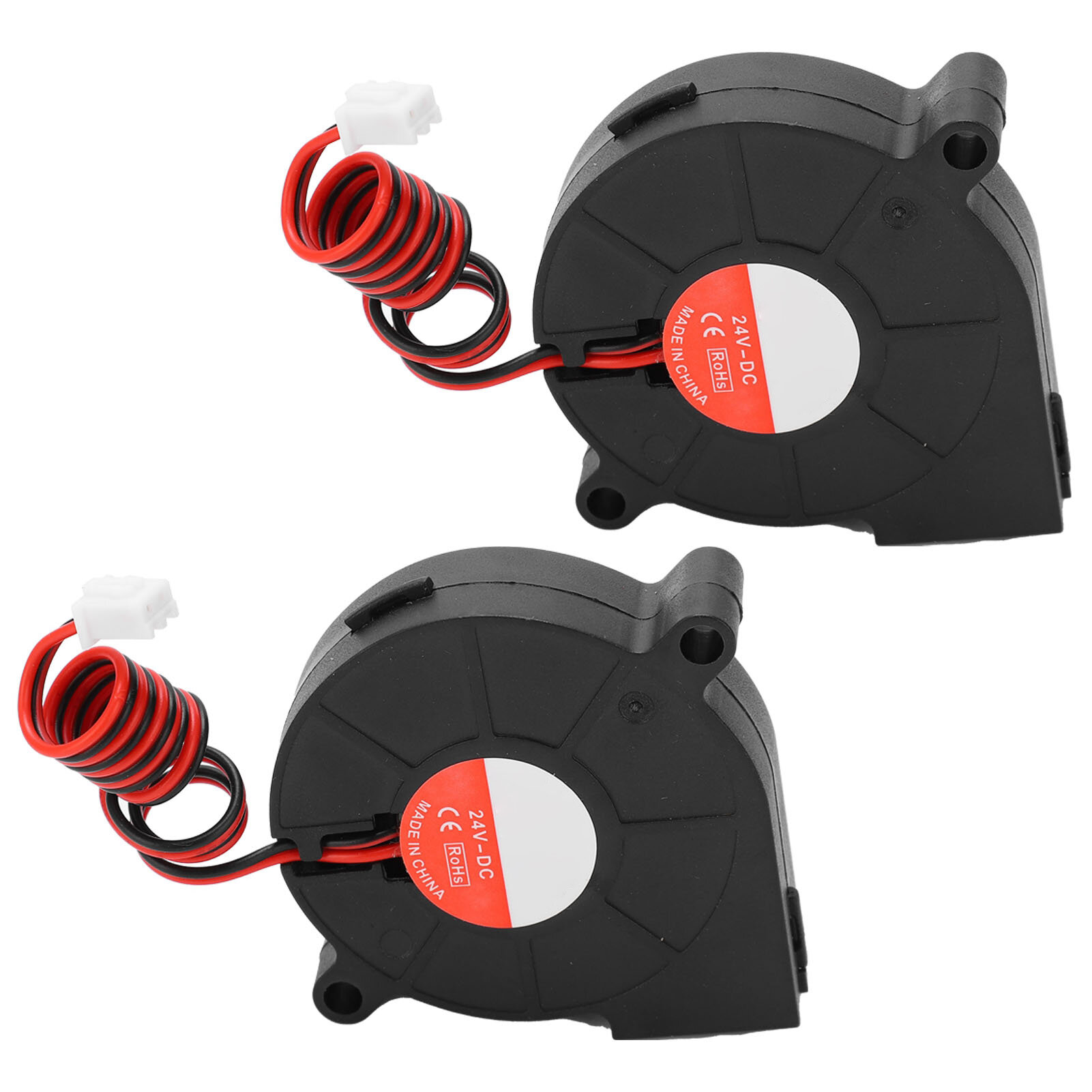 Сменный вентилятор Ender-3 50x50x15 мм, 2 шт, бесшумное охлаждение, DC24V, охлаждающий вентилятор для 3D-принтера, запасная часть