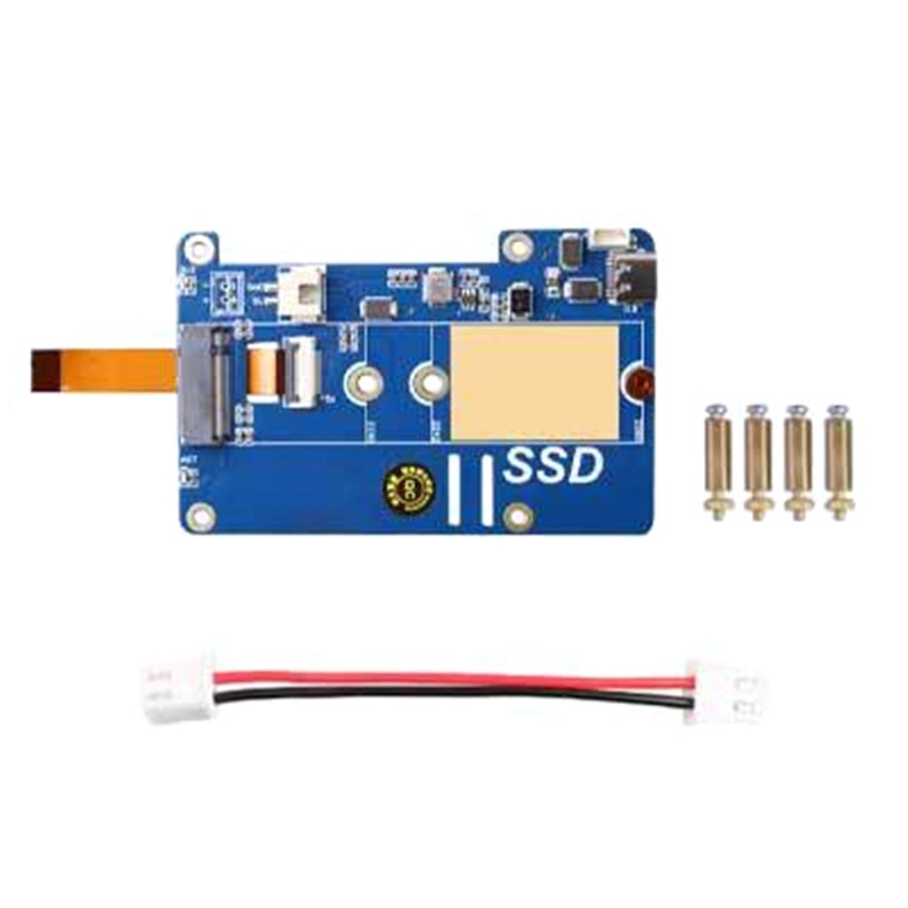 Плата расширения SSD M.2 NVMe Подключение PCIe для платы расширения RPi 5