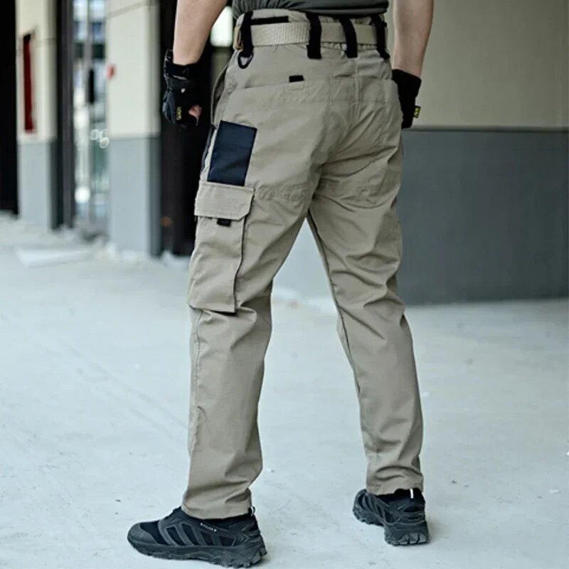 Мужские тактические брюки-карго Khaki, зеленые, XL