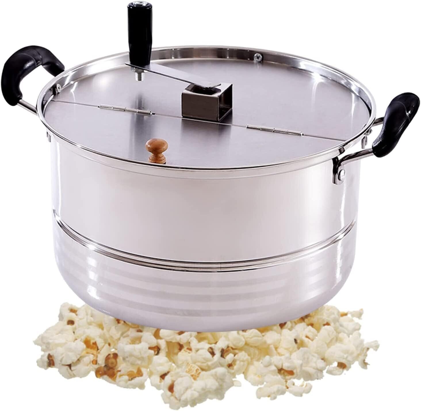 Кастрюля для попкорна Ikea "Popcorn Maker", нержавеющая сталь, антипригарное покрытие, 29 см х 17 см