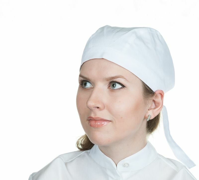 Бандана белая (ткань смесовая)