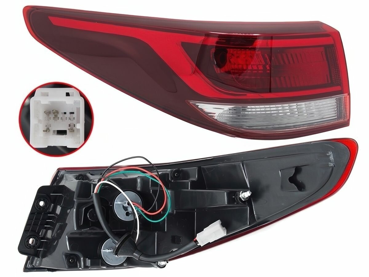 Фонарь задний левый для КИА Рио арт ST22319R8L SAT