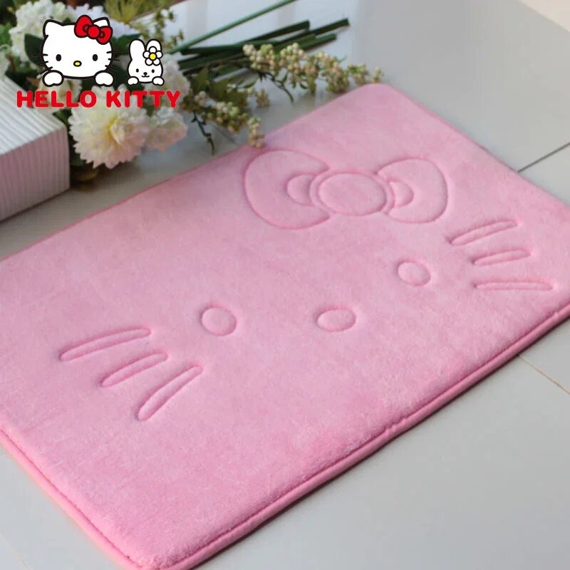 Противоскользящий коврик MINISO Hello Kitty, 50x80cm, Розовый