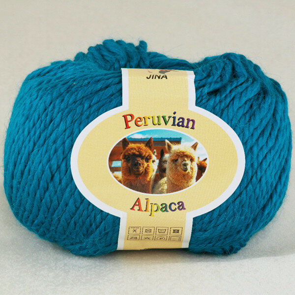 Пряжа Jina перуанская альпака 80 м. волна (5 мотков)
