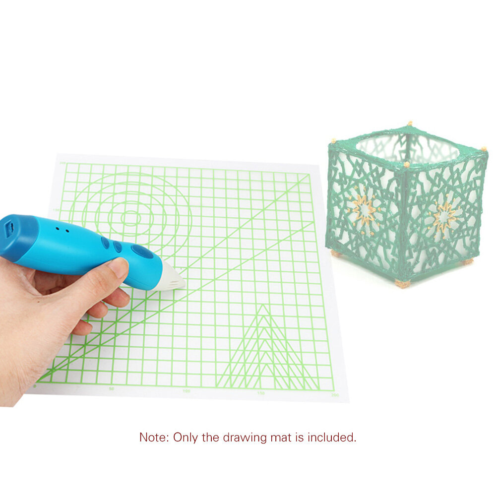 Коврик для 3D-ручки, доска для рисования с шаблоном разных форм, художественные принадлежности, инструмент, аксессуары для 3D-ручки, подарок для детей и взрослых