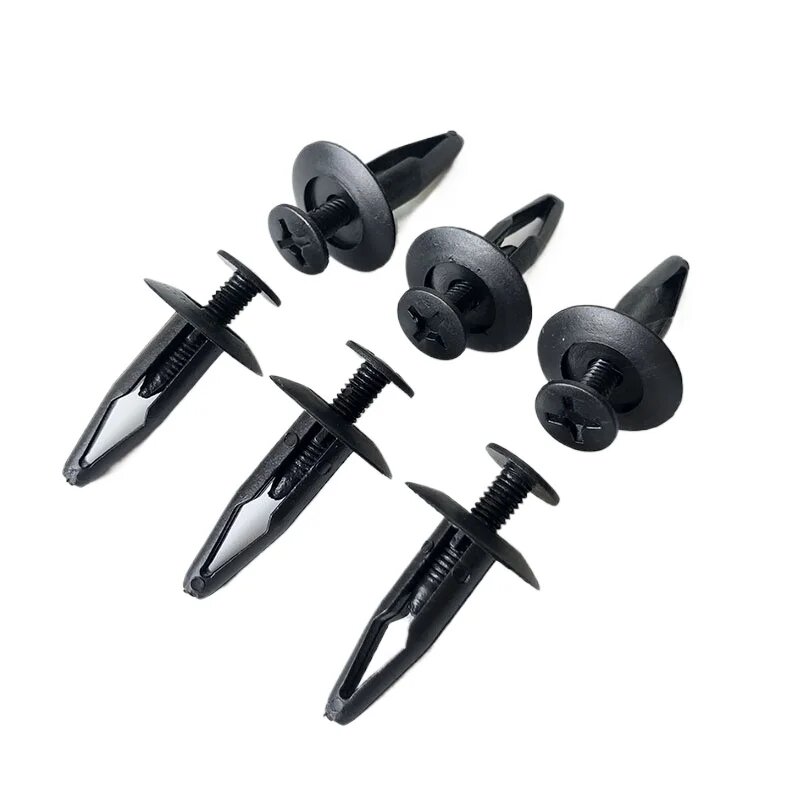 60 шт. пластиковый бампер, брызговик, фиксаторы крыла, крепежные зажимы для Ford Ranger Toyota, обшивка двери, заклепки для крыльев, автомобильный Стайлинг