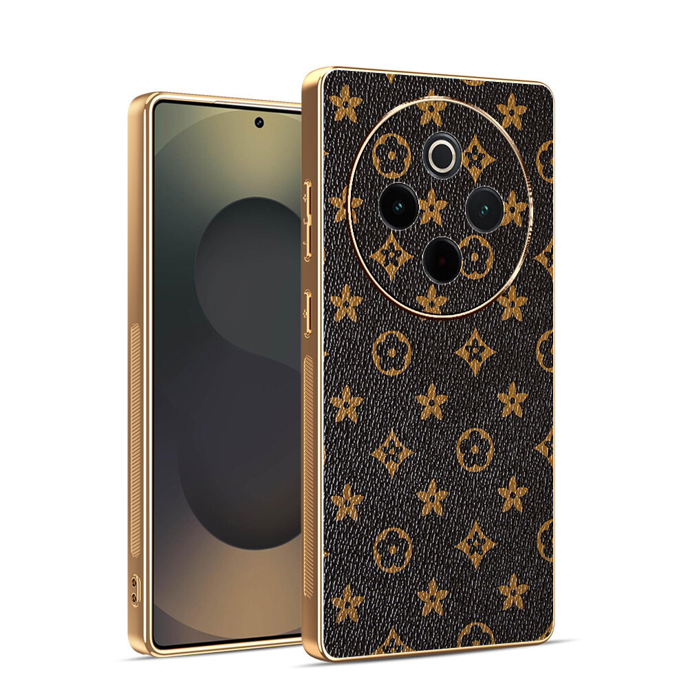 Чехол для Vivo Y300 Pro Plus 5G и Vivo Y300 Pro 5G, глянцевая поверхность, пластик, защита камеры, ударопрочный, Vivo, Vivo Y300 Pro Plus, Vivo Y300 Pro, чехол-кардиомонитор, черная