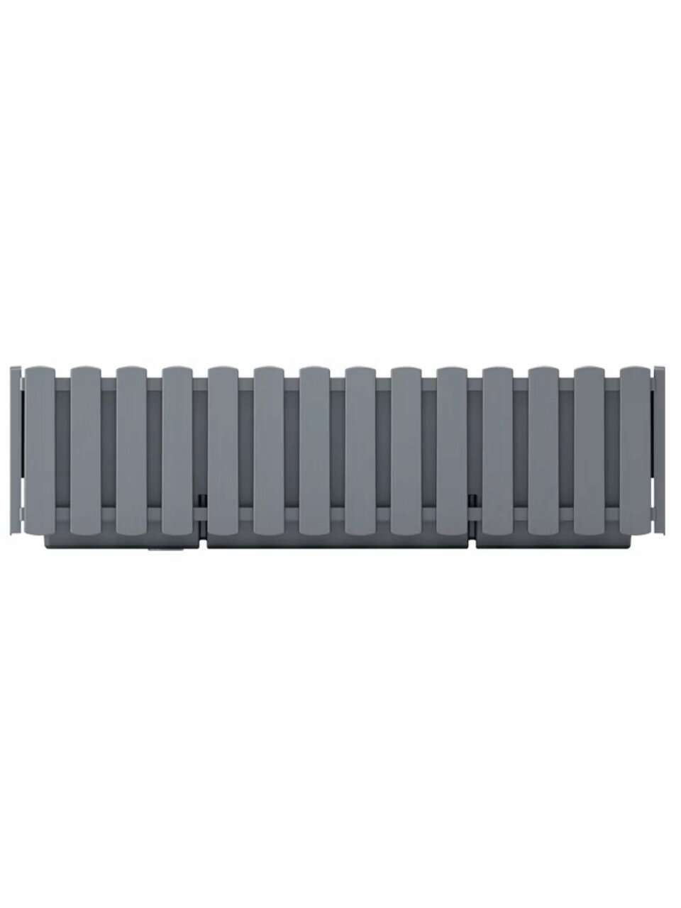 Балконный ящик для цветов Prosperplast Boardee Fencycase 58х18х16,2 см, 9,7 л, серый камень