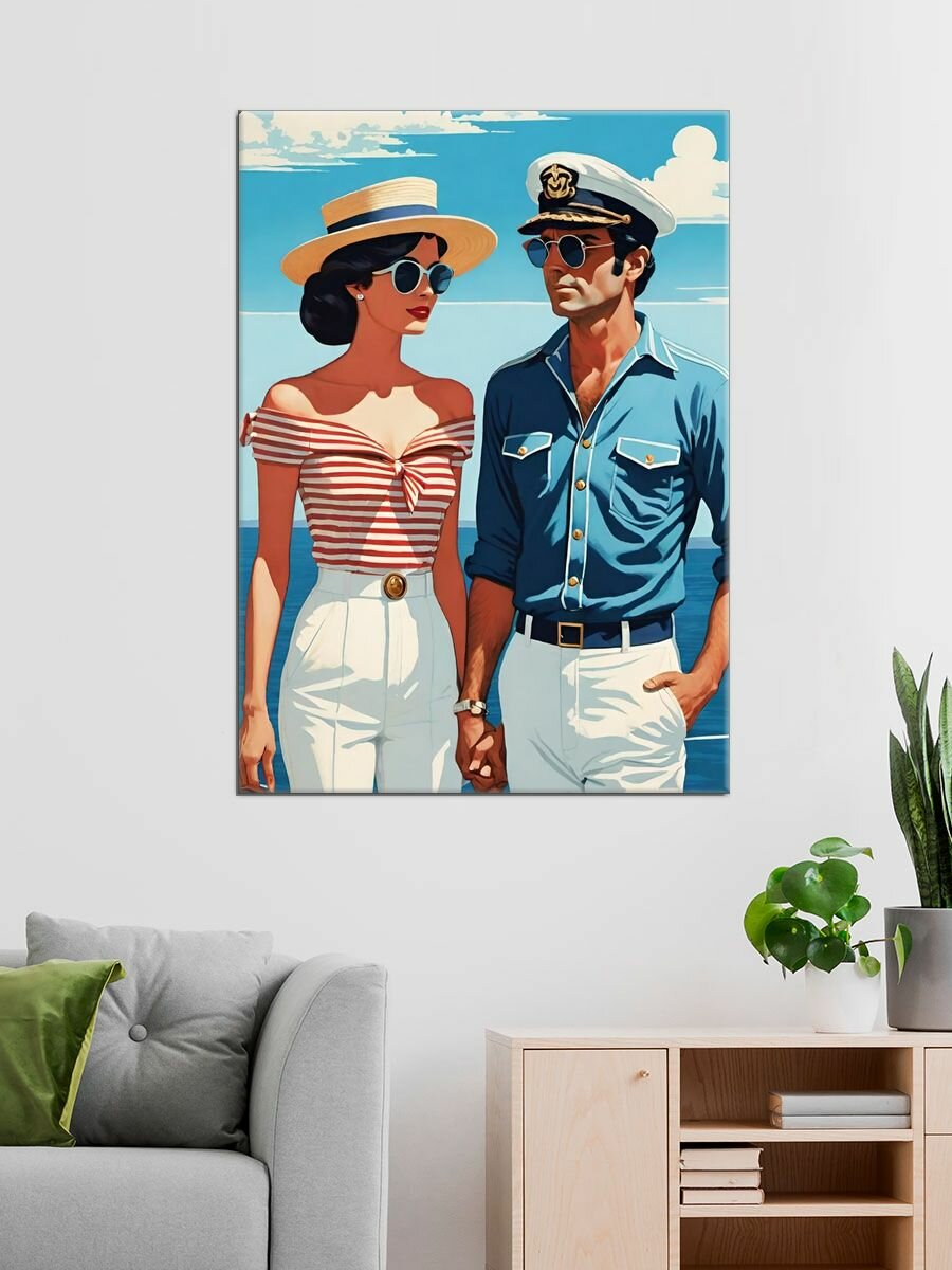 Картина на стену "Море зарисовки", 30х40 см