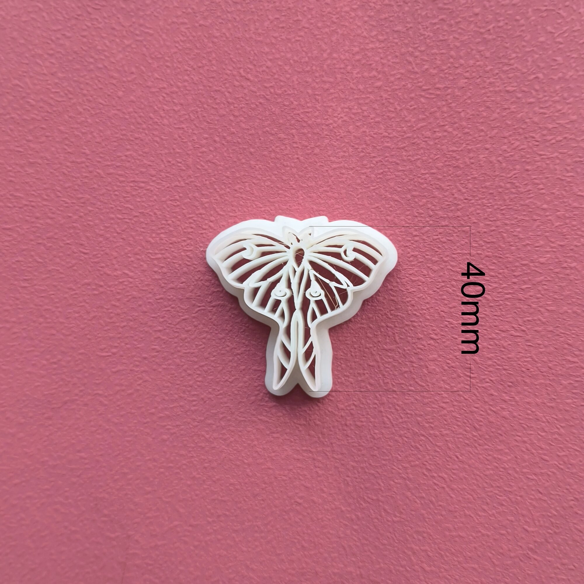 Резак для полимерной глины Luna moth 40mm