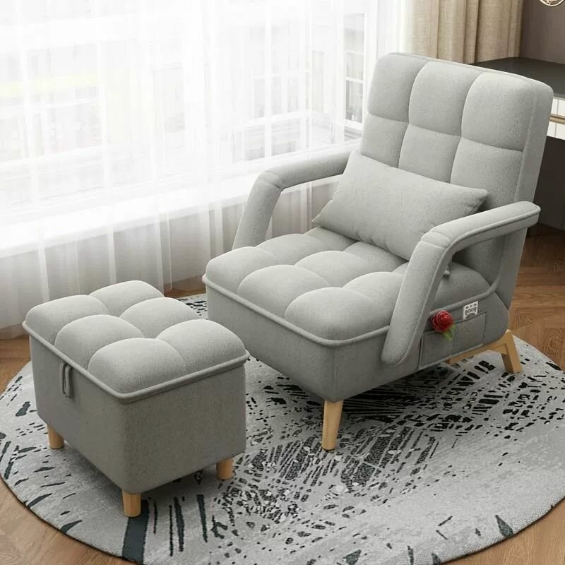 Диван для бездельников, диван для отдыха гостиная, спальня, балкон, кресло на спинке+ Педаль