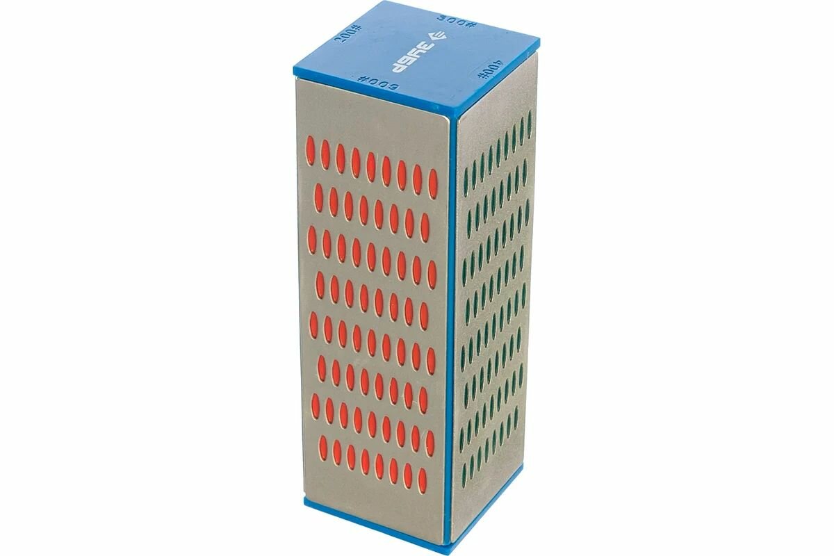 Брусок алмазный ЗУБР четырехсторонний, 150х50 мм, P200, 300, 400, 600, на подставке