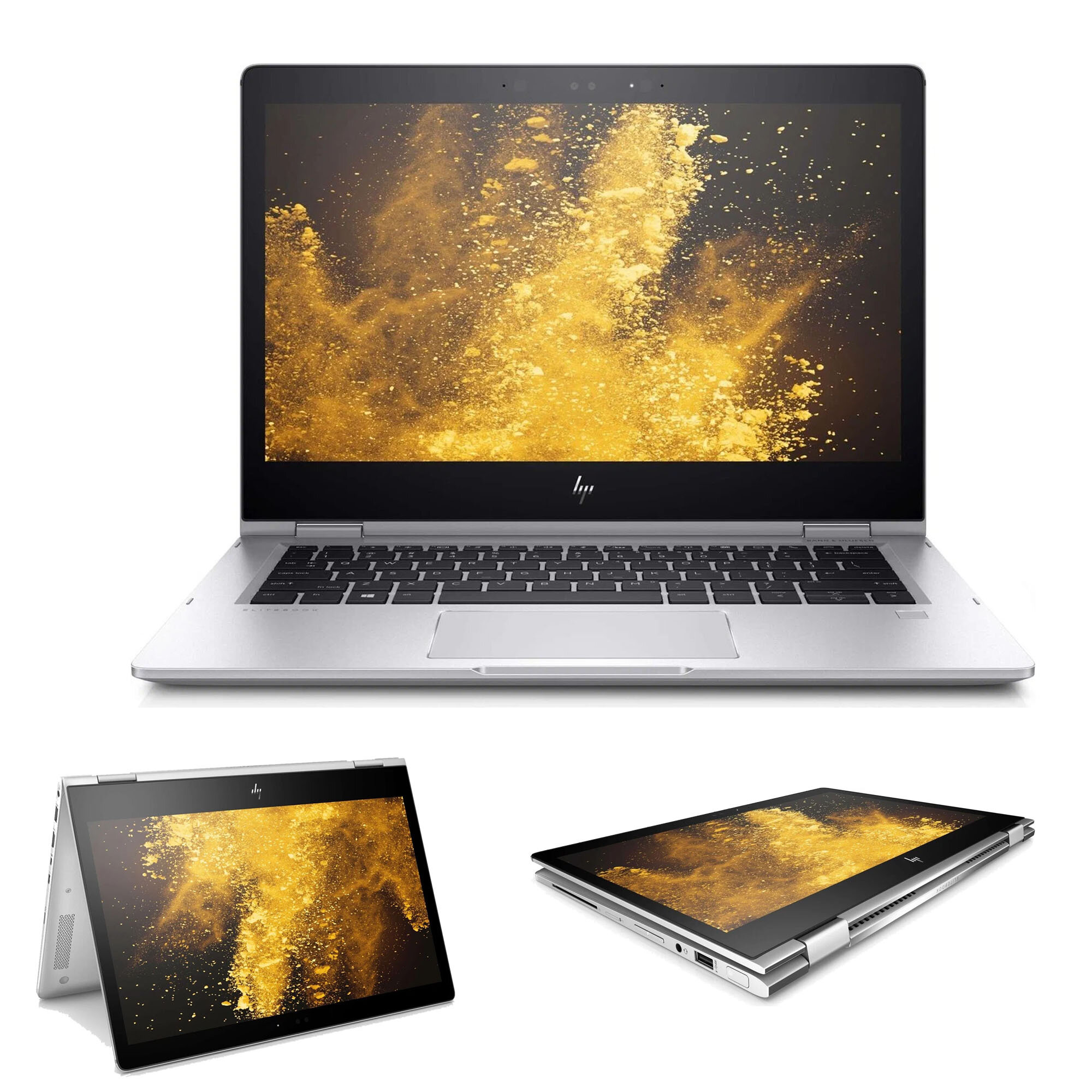 Ноутбук трансформер HP EliteBook x360 1030 G2, Core i5-7200U, Память 8 ГБ, Диск 256Гб SSD, Экран 13,3" сенсорный