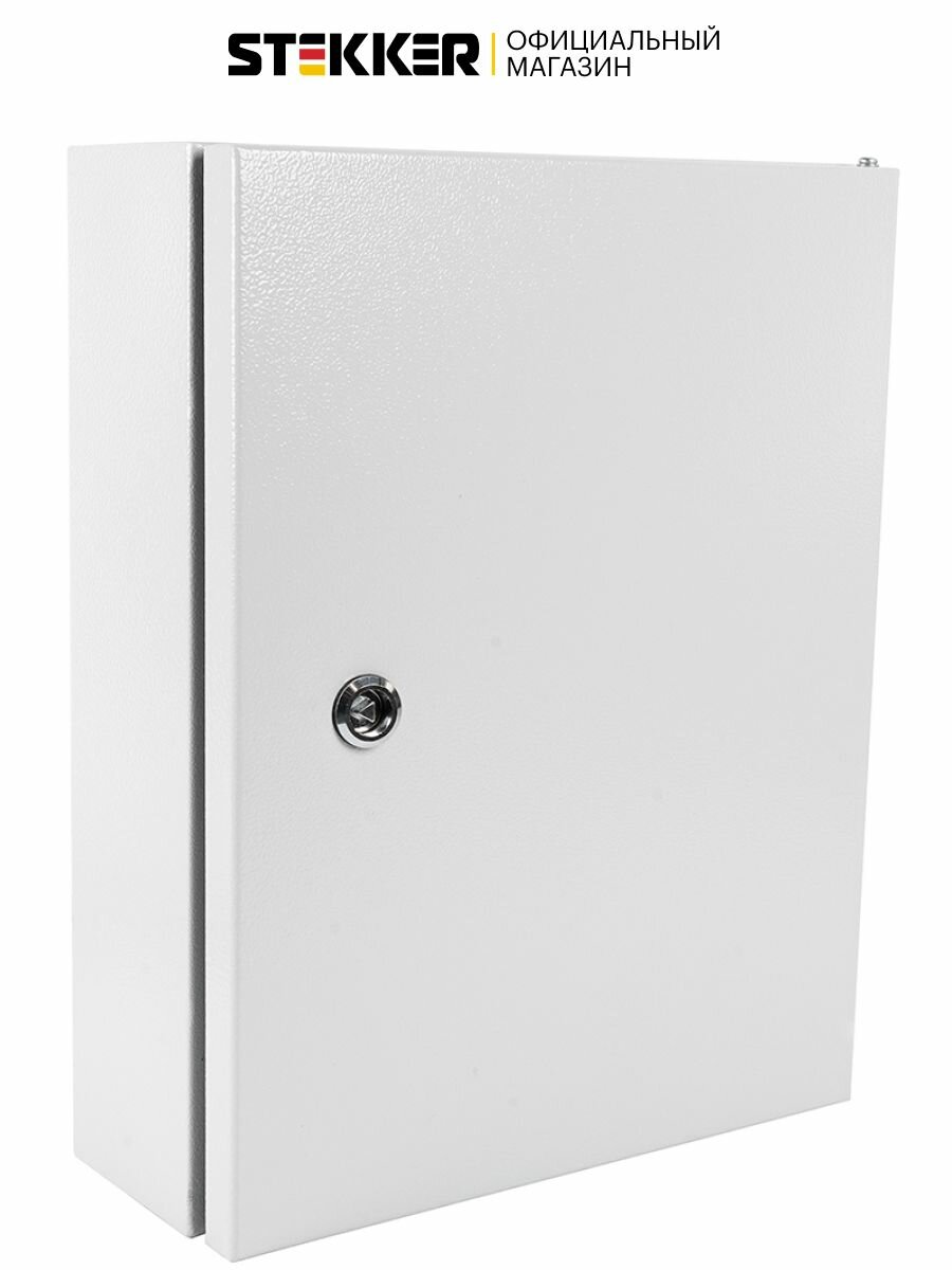 Шкаф навесной распределительный IP54, 24 модуля, сталь, Stekker EBX60-1/24-54 ArcaMetal 50539