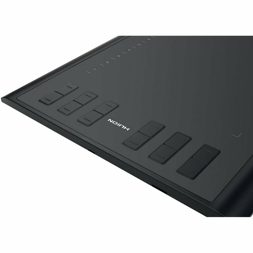 Графический планшет HUION "Inspiroy" H1060P, беспроводной, черный, A4