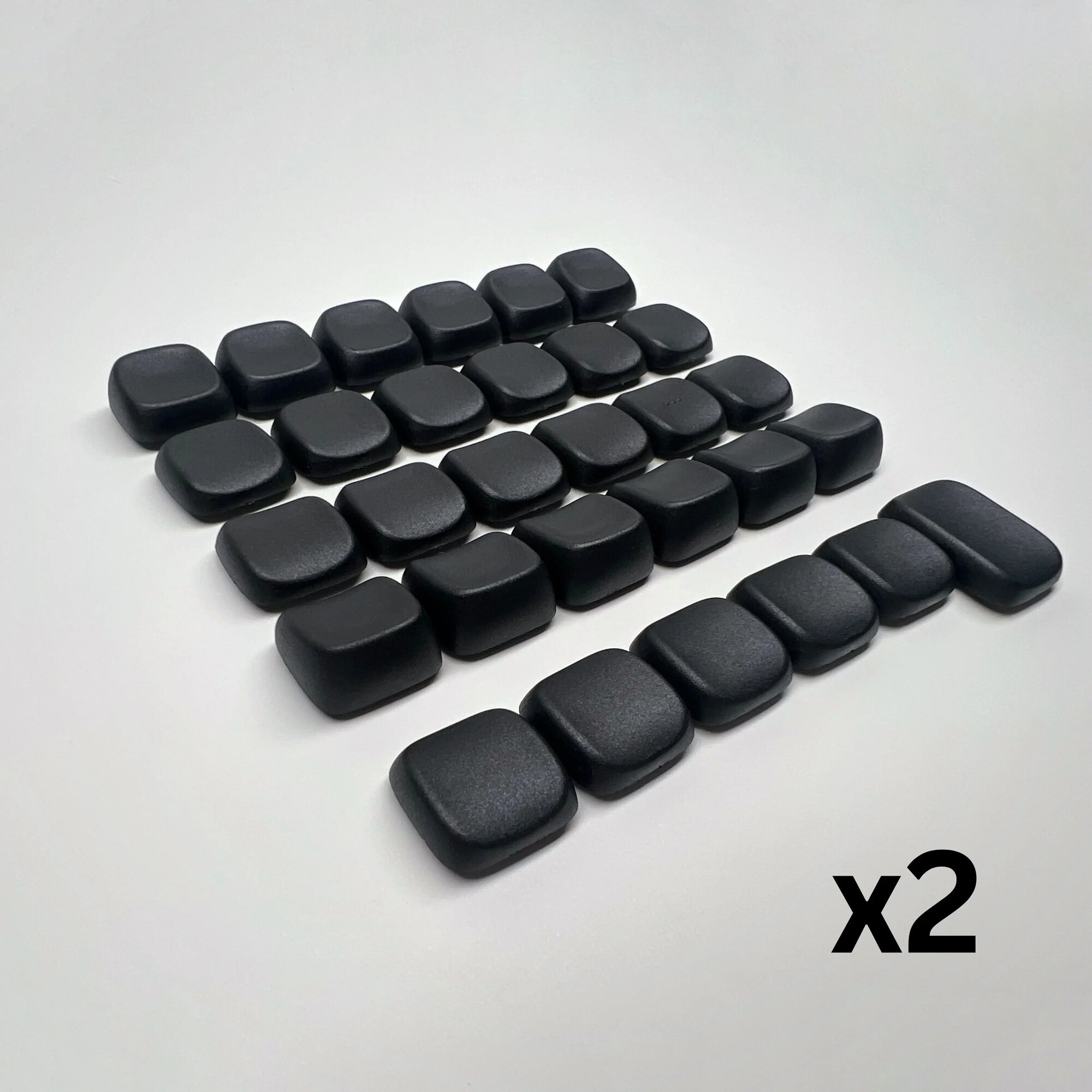 KLP Lame колпачки для Kailh Choc V1, белые/черные black - 60keys