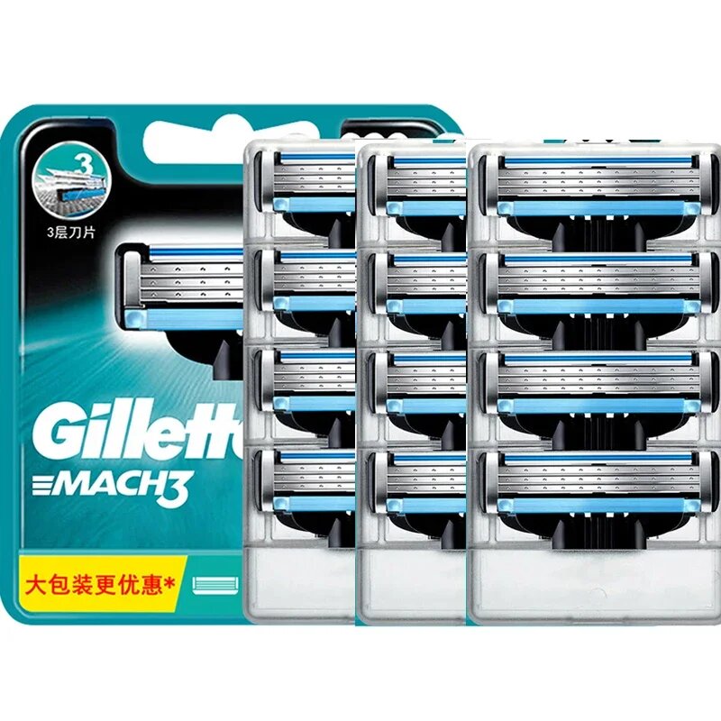 Сменные лезвия Gillette Mach3 для мужчин
