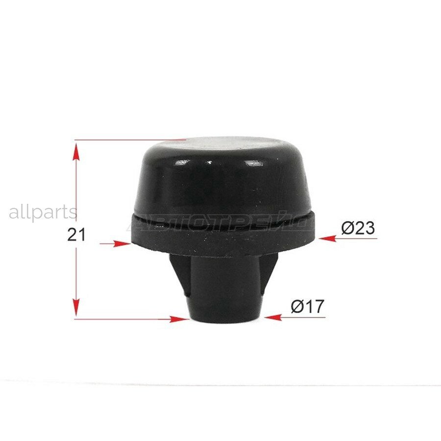 SAT ST-12-0016 Отбойник Toyota Land Cruiser Prado (J120, J150) 02-20 / RAV4 05-13 (задней двери TOYOTA MANY)
