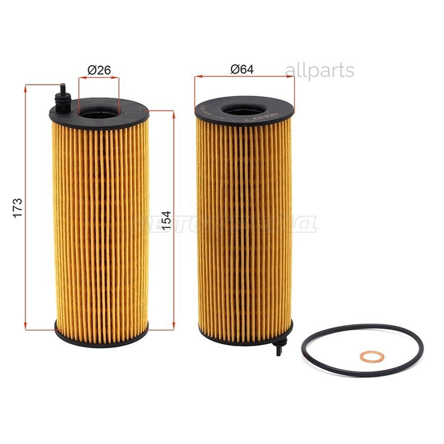 SAT ST-108-0021 Фильтр масляный BMW 1-Series 04-13 / 3-Series 05-14