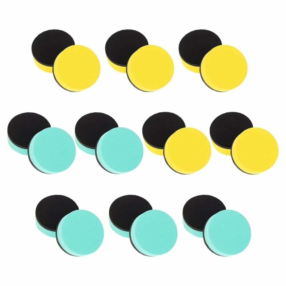 Эко-Губки Для Досок 20Шт, Магнитное Притяжение, Сухое Стирание, Для Образовательных Учреждений